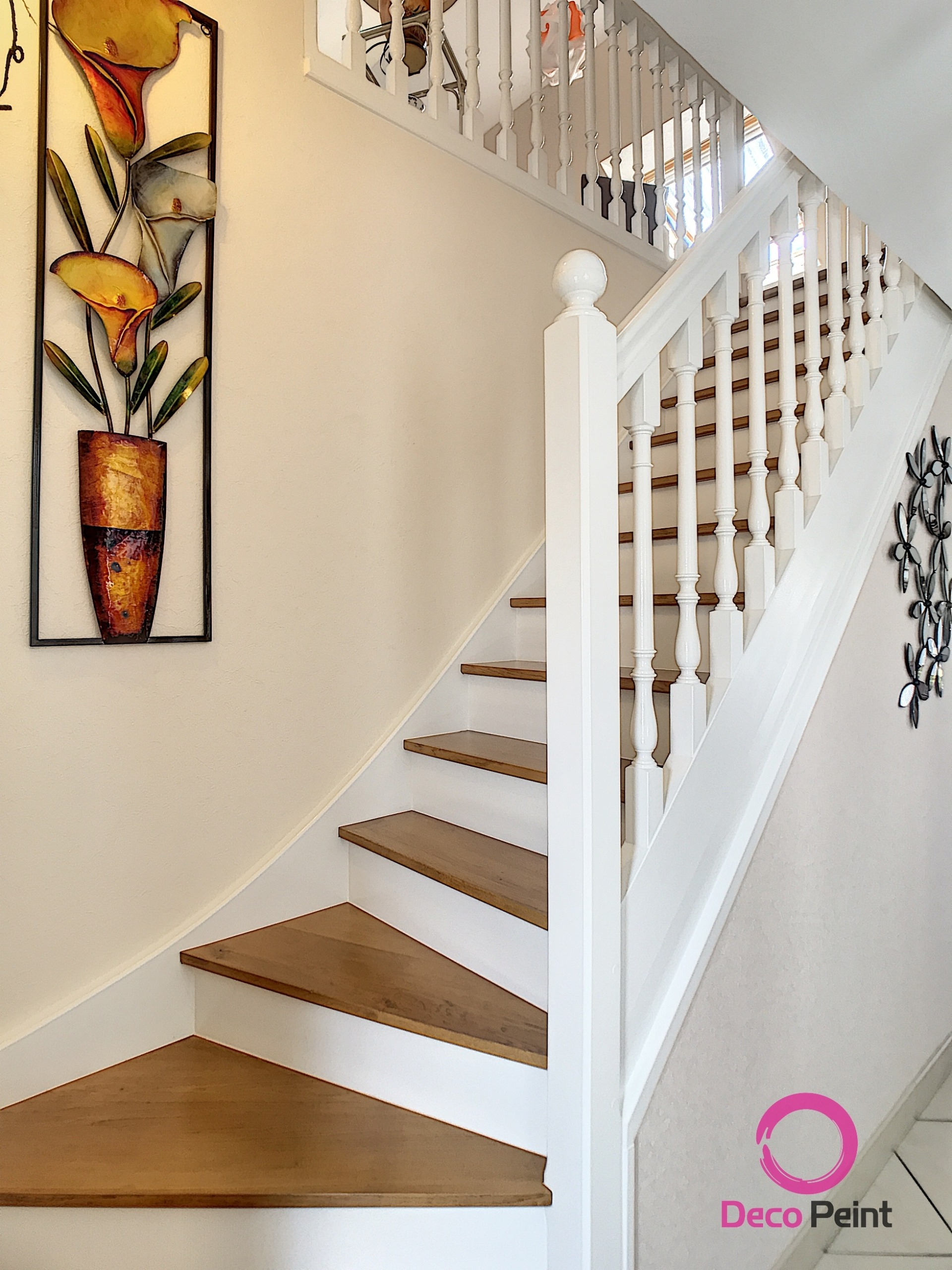 Rénovation Dun Escalier En Bois à Orléans Deco Peint